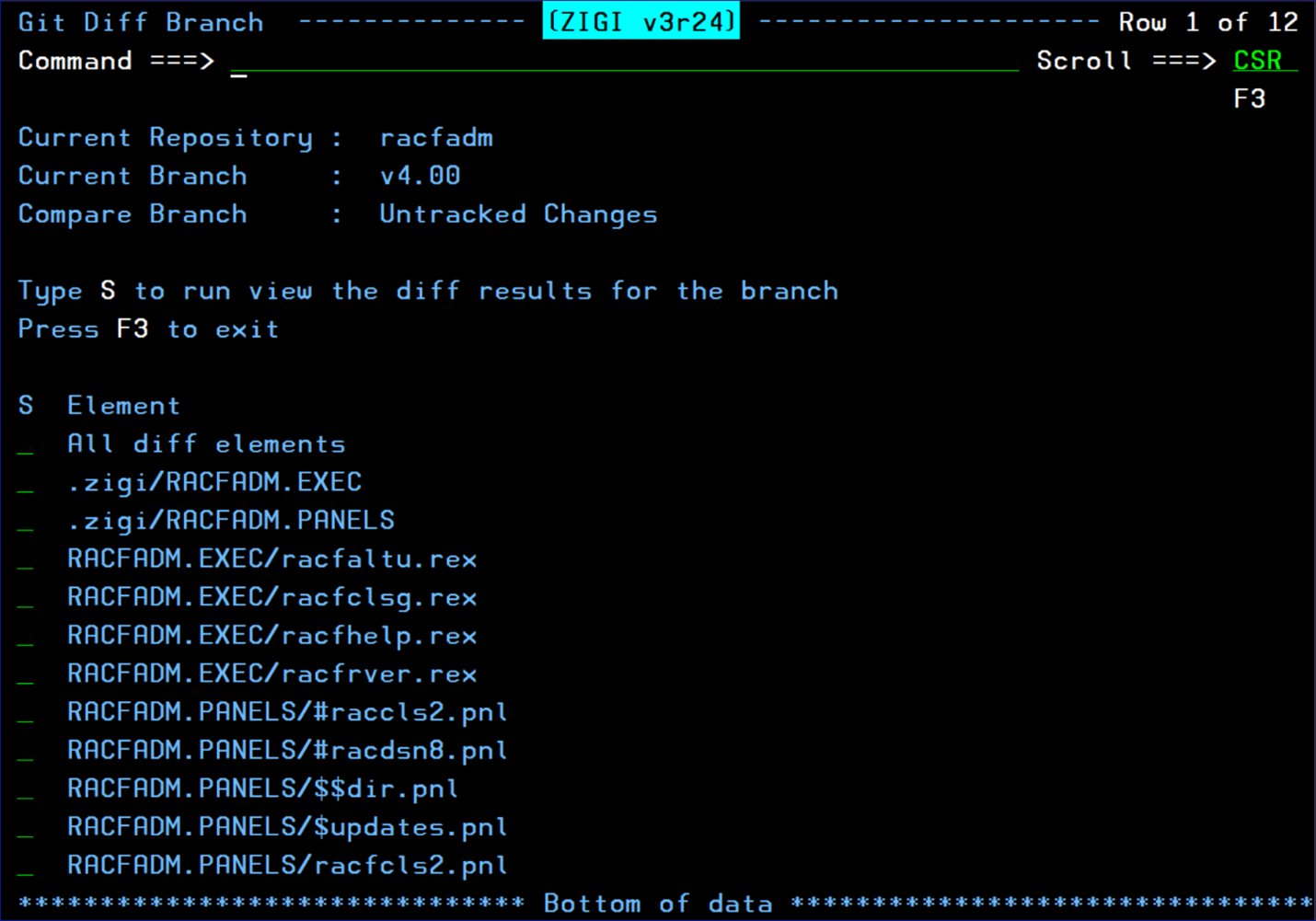 z/OS ISPF Git Interface (ZIGI) — An Introduction to Git Usage for the Developer Using ISPF
